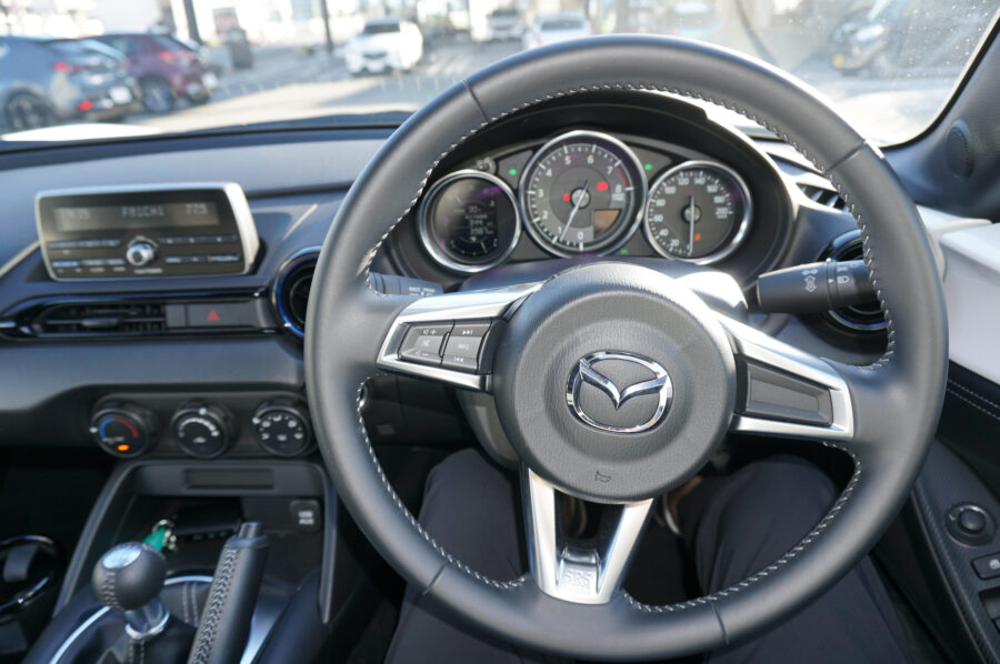 画像大量！ロードスター990S試乗！ ホワイトパール×ダークブルー幌 | WONDERFUL CAR LIFE